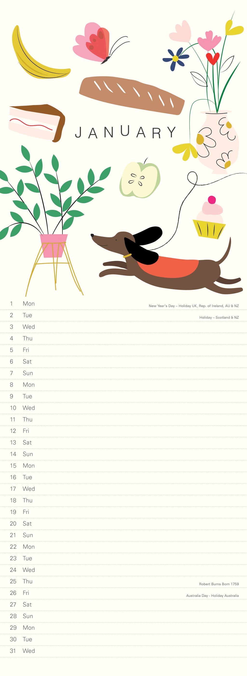 Shop 2024 Slimline Calendars Online | Calendar Club