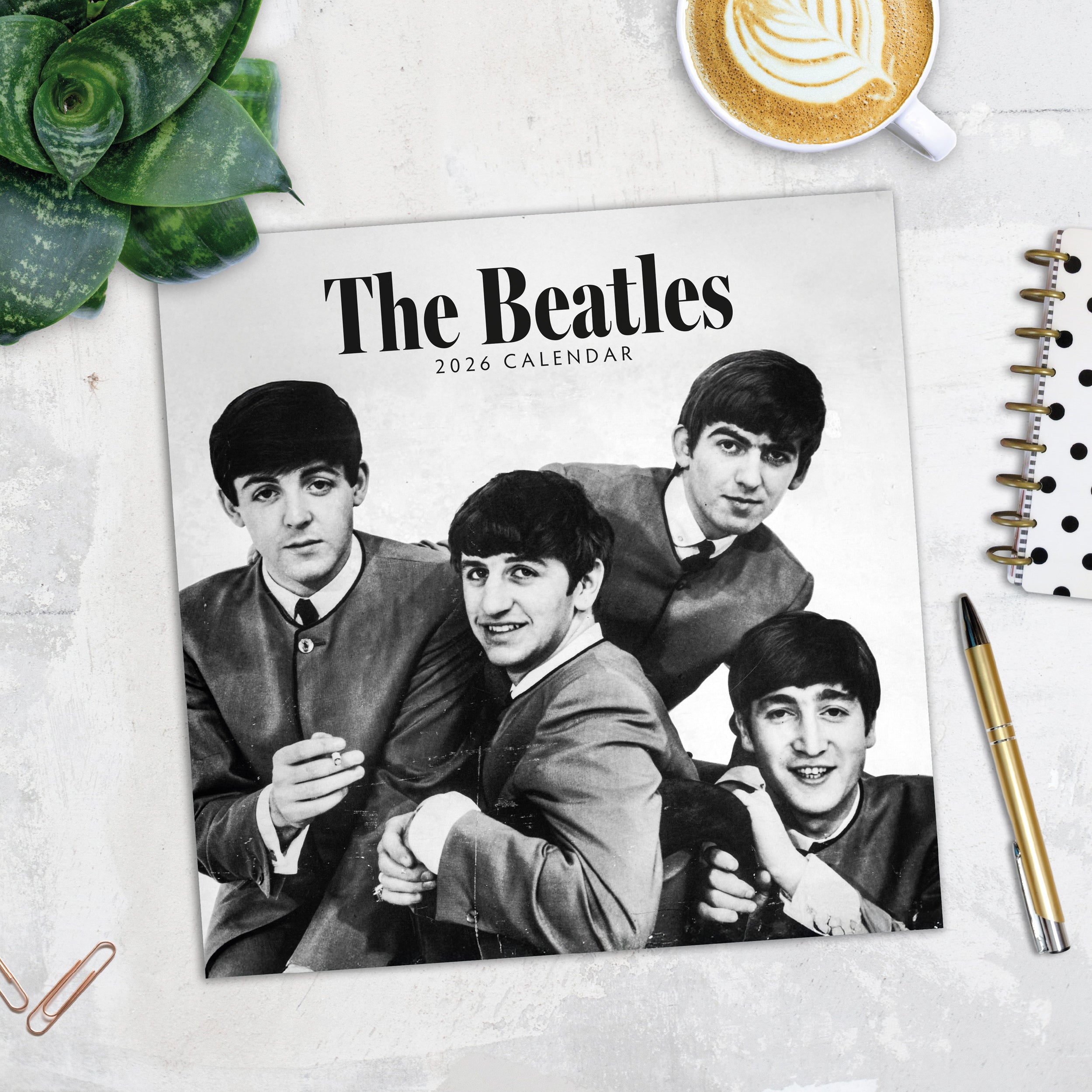 Calendar Club | The Beatles 2026 Square Wall Calendar