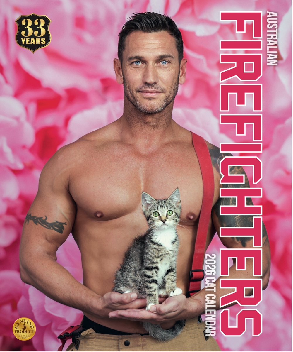 Calendar Club | Australian Firefighters Cat 2026 Wall Calendar ...