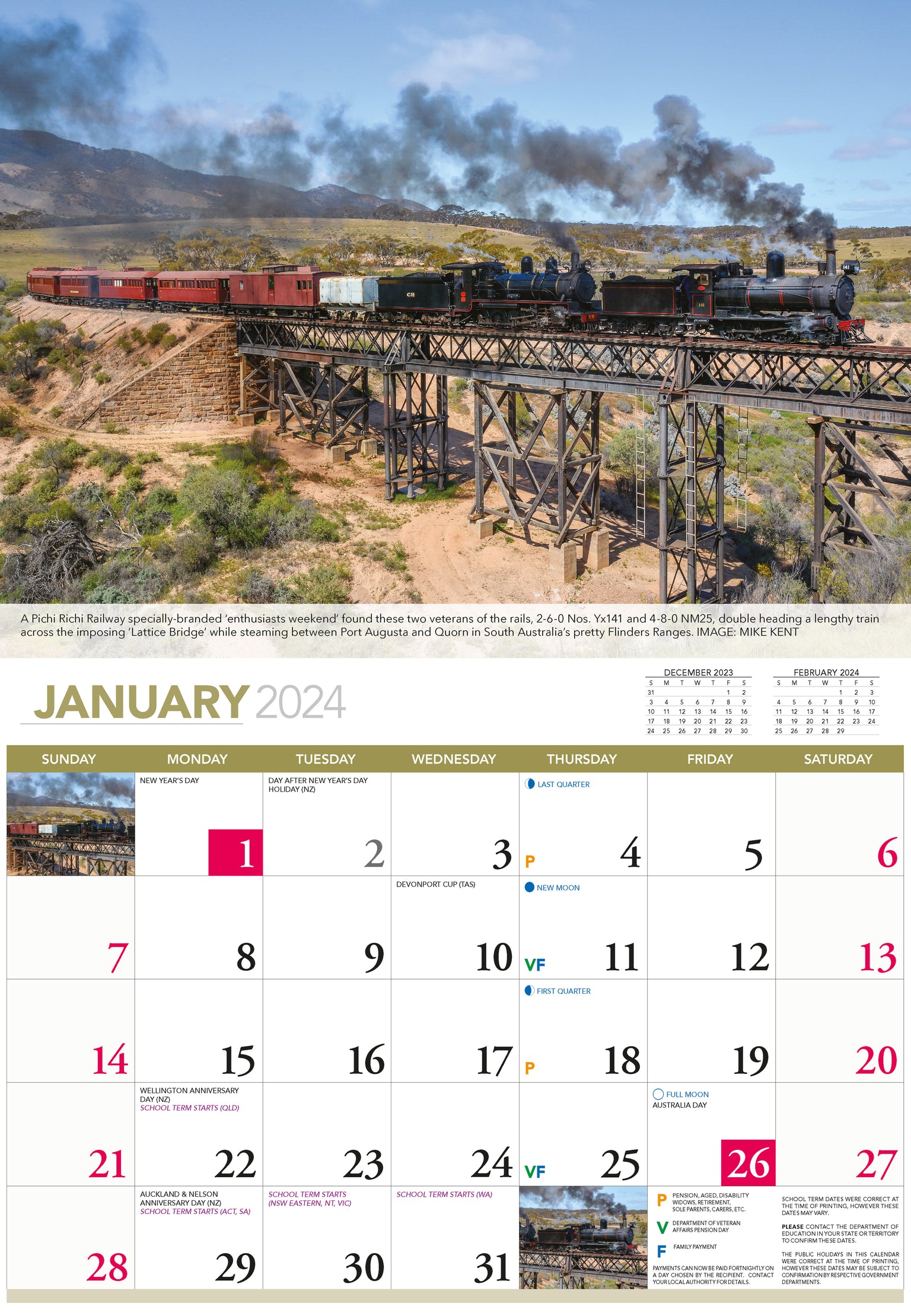 Shop 2024 Australiana Calendars Online | Calendar Club
