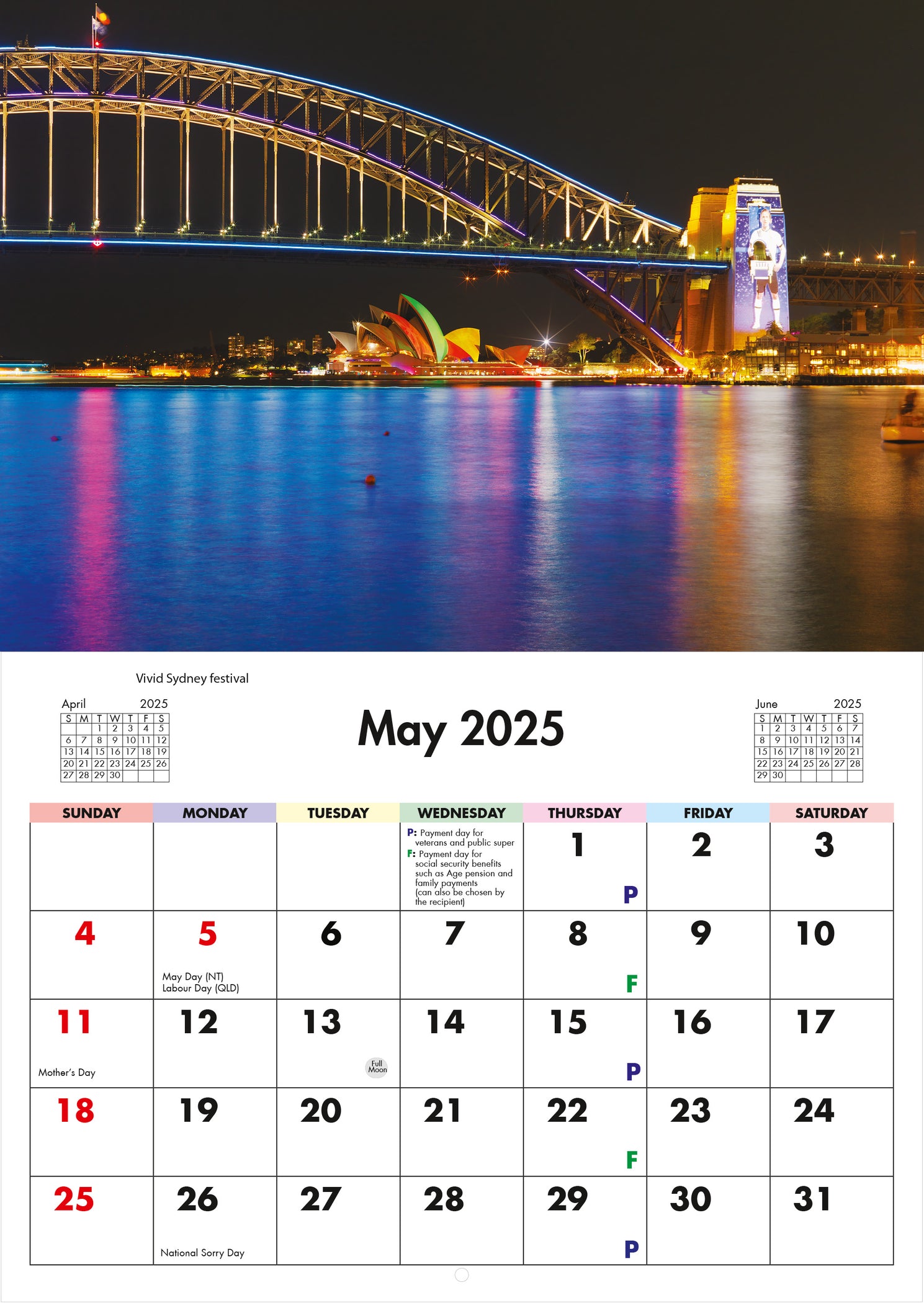 Calendar Club | Sydney In Focus 2026 Wall Calendar