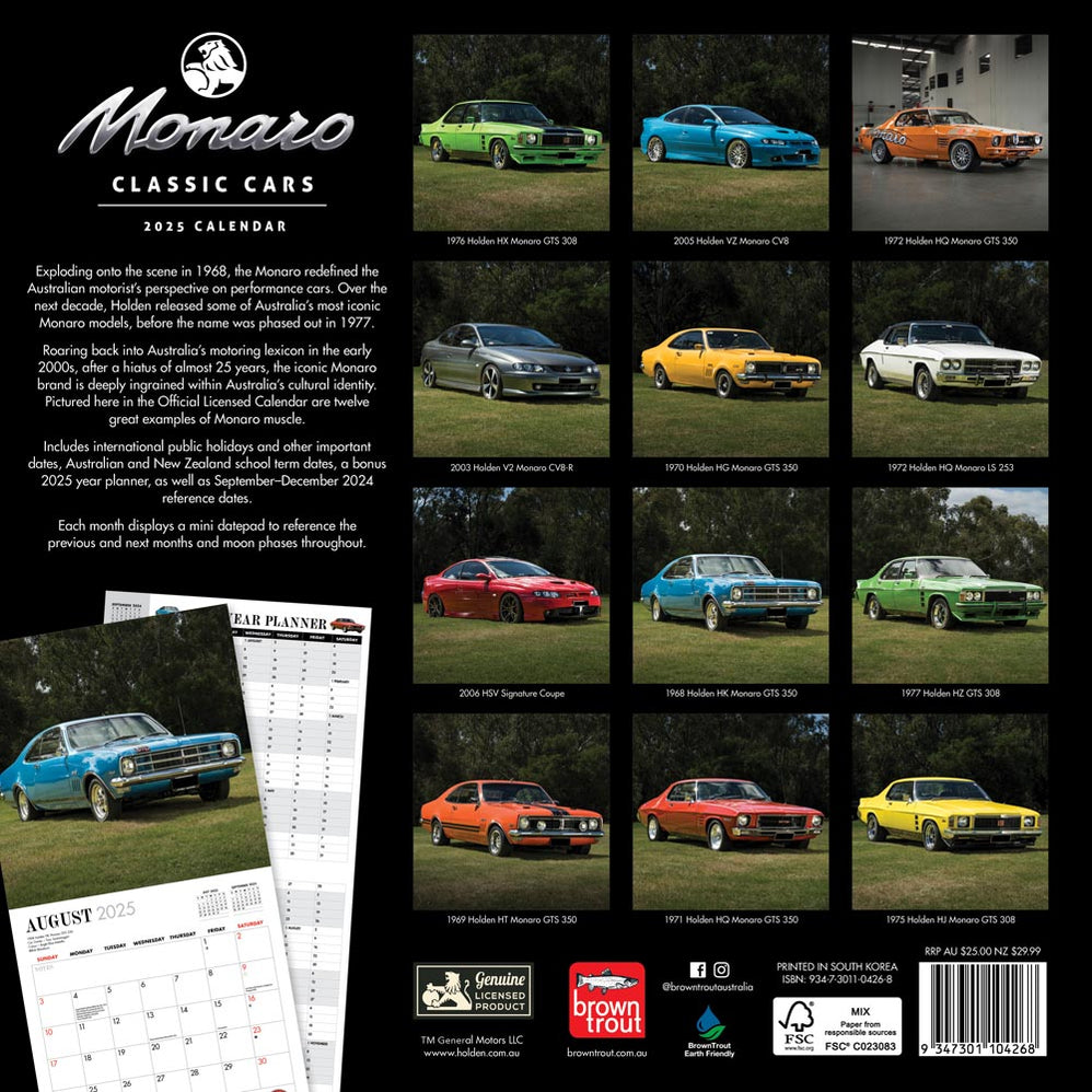 2025 Car, Truck, Motorcycle, Tank & Plane Calendars | Calendar Club