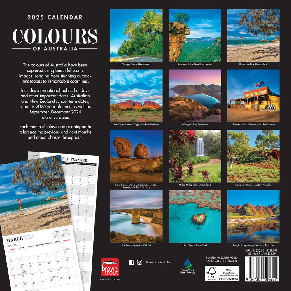 Shop 2025 Australiana Calendars Online | Calendar Club