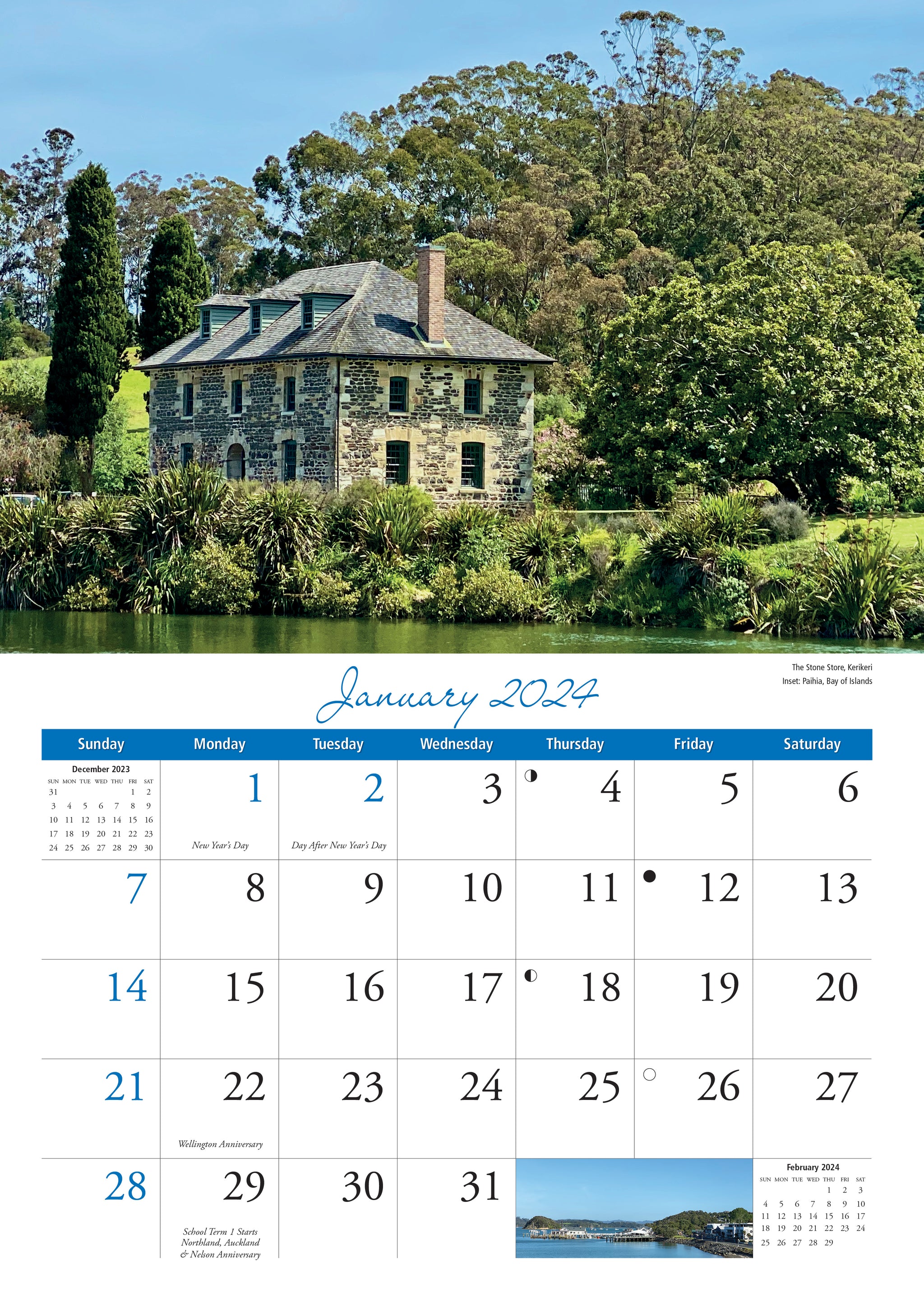Shop 2024 Kiwiana Calendars Online | Calendar Club