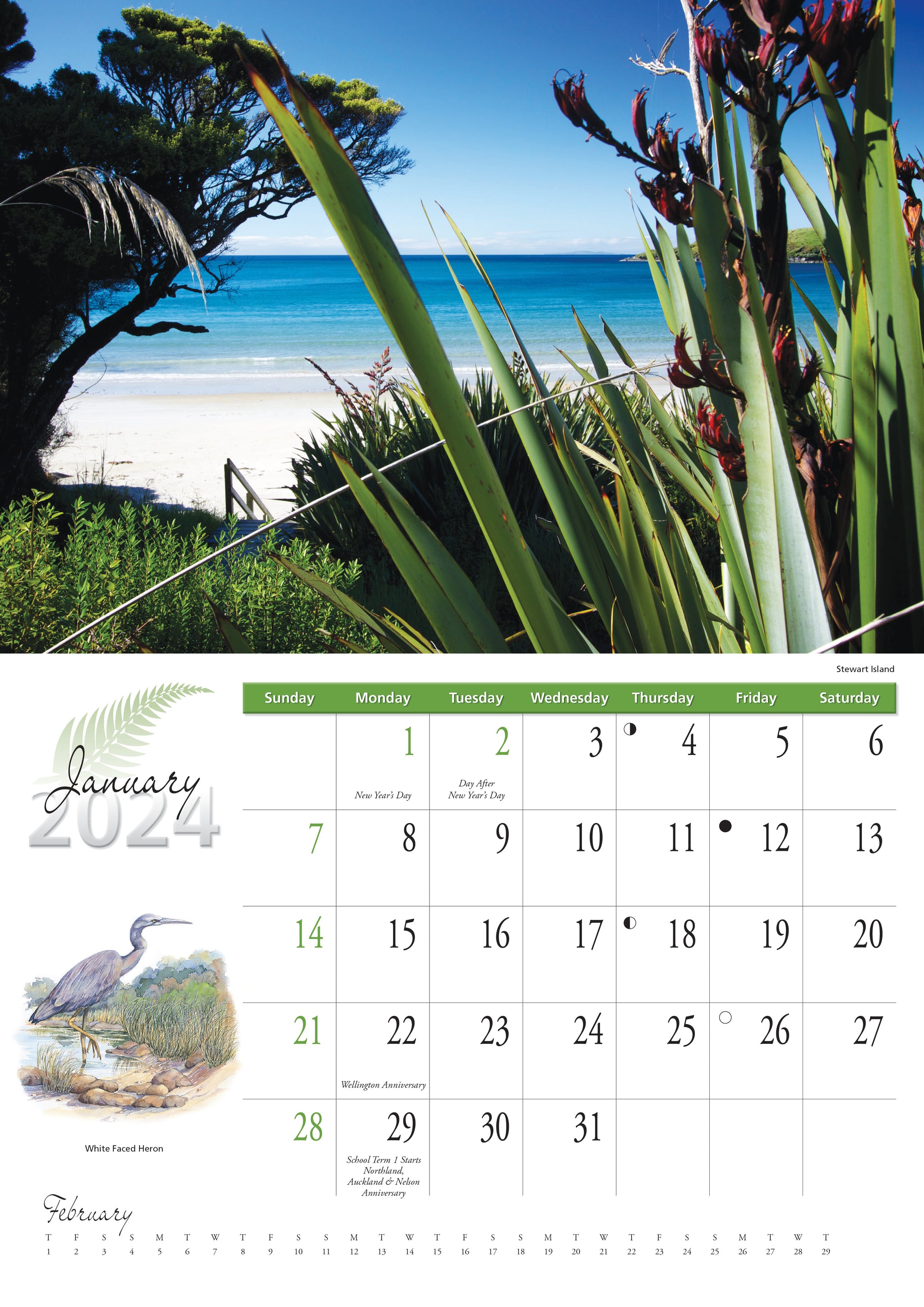 Shop 2024 Kiwiana Calendars Online | Calendar Club