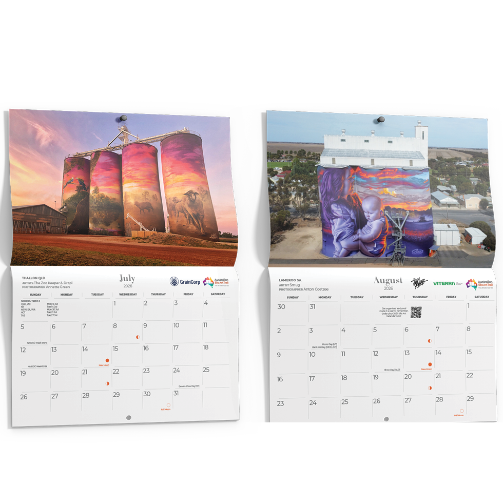 Calendar Club | Silo Art 2026 Wall Calendar