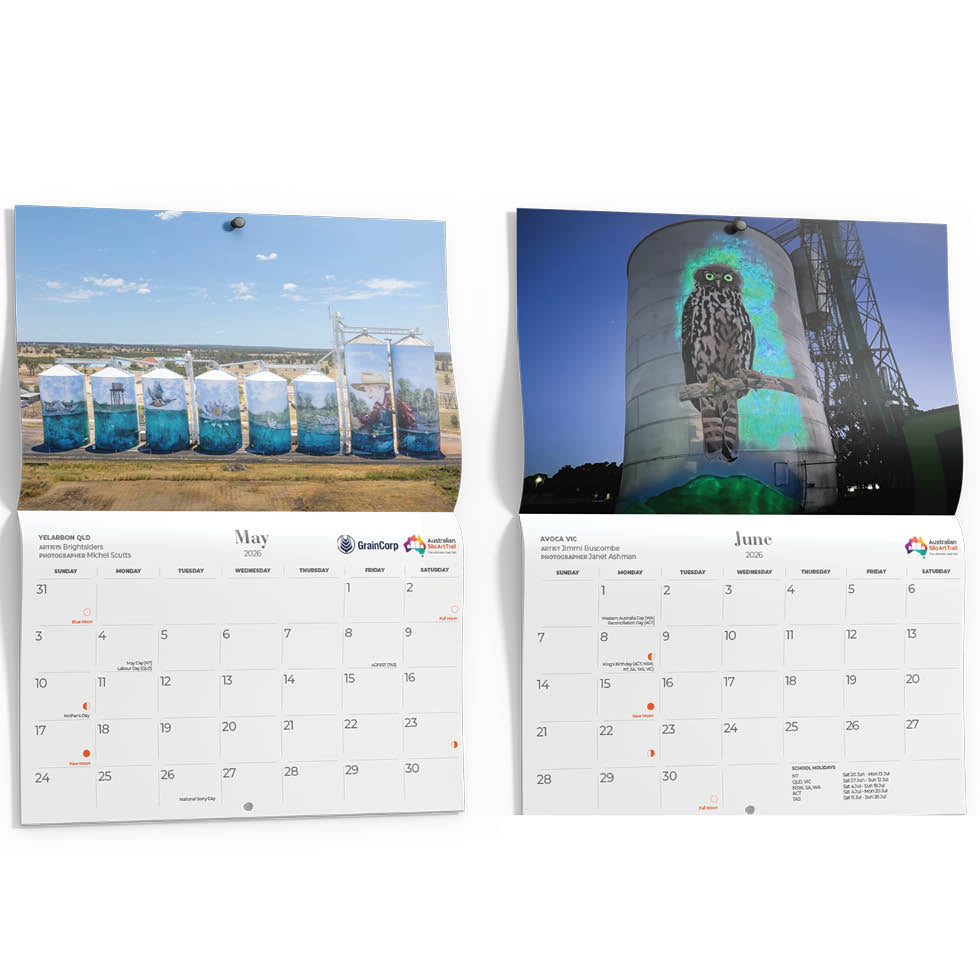 Calendar Club | Silo Art 2026 Wall Calendar