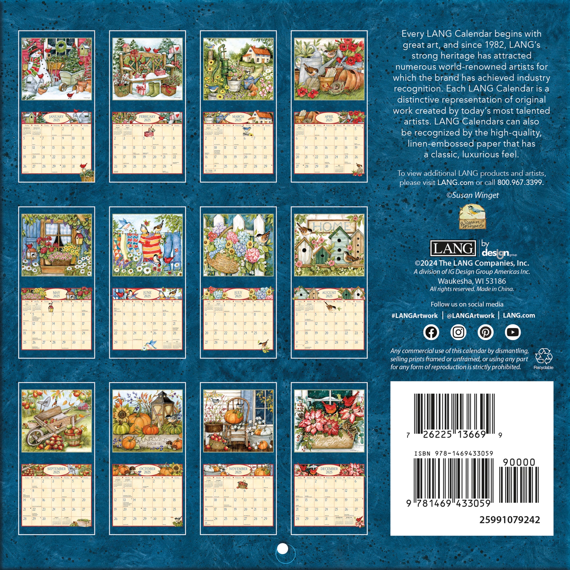 Shop 2025 Lang Calendars Online | Calendar Club