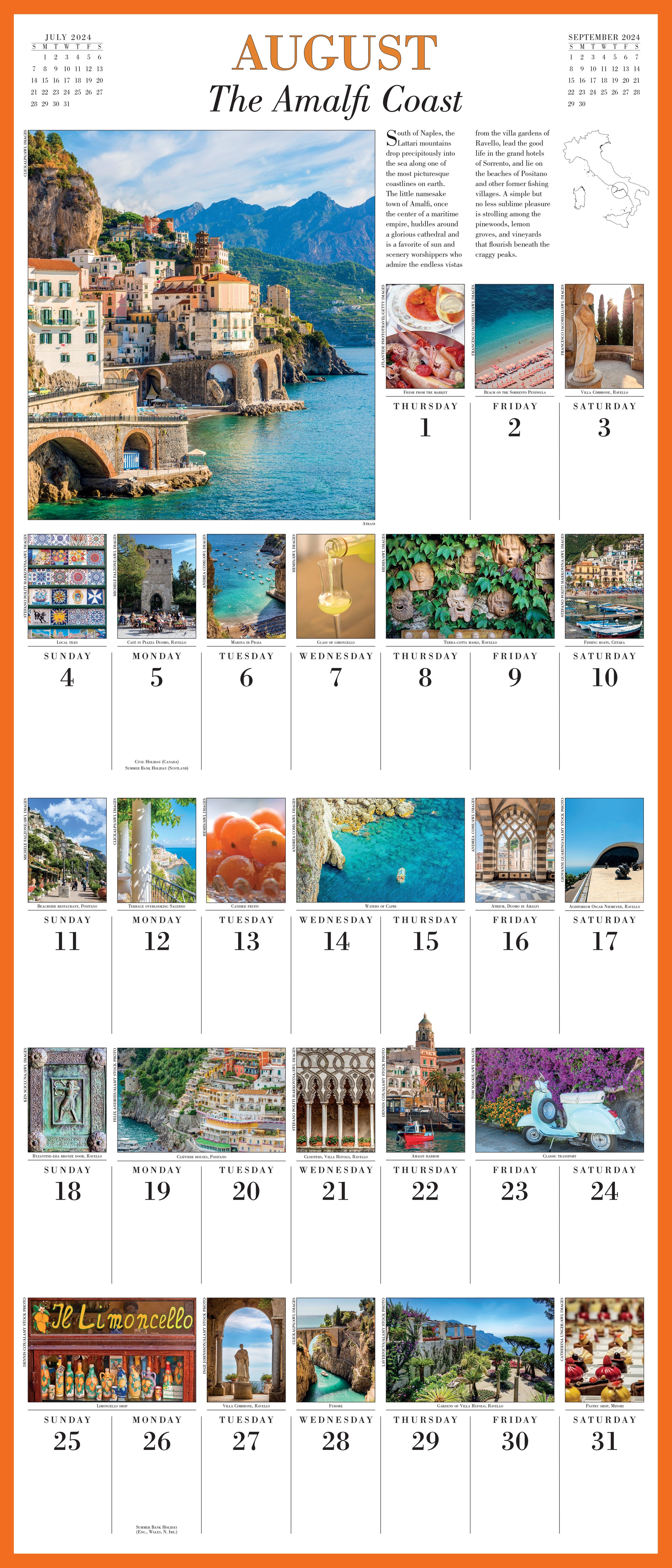 Shop 2024 World Travel Calendars Online | Calendar Club