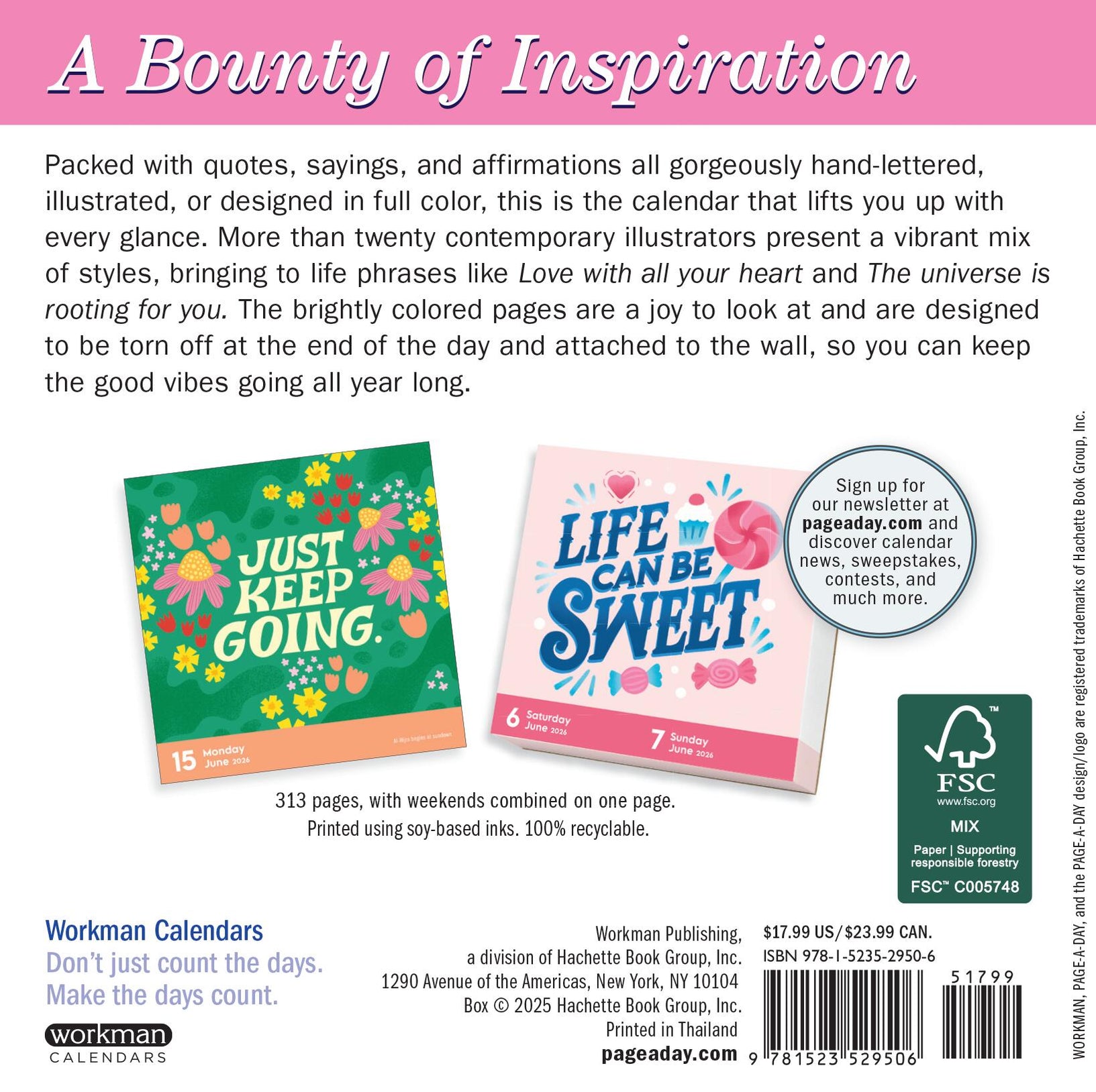 Shop 2026 Daily Motivational & Inspirational Calendars | Calendar Club