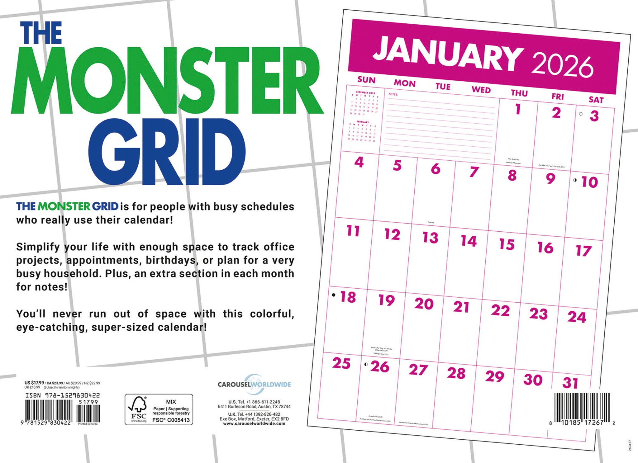 Shop 2026 Family Planners Online | Calendar Club
