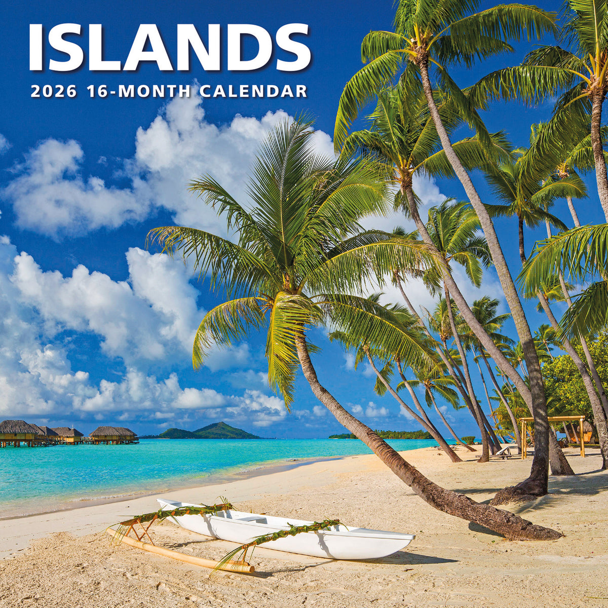 Calendar Club | Islands 2026 Square Wall Calendar