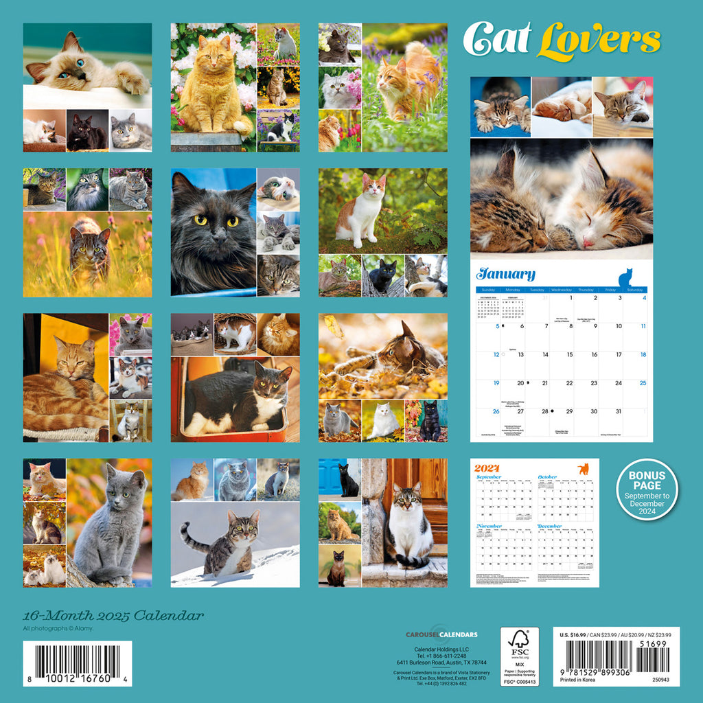 Shop 2025 Cats and Kittens Calendars Online | Calendar Club
