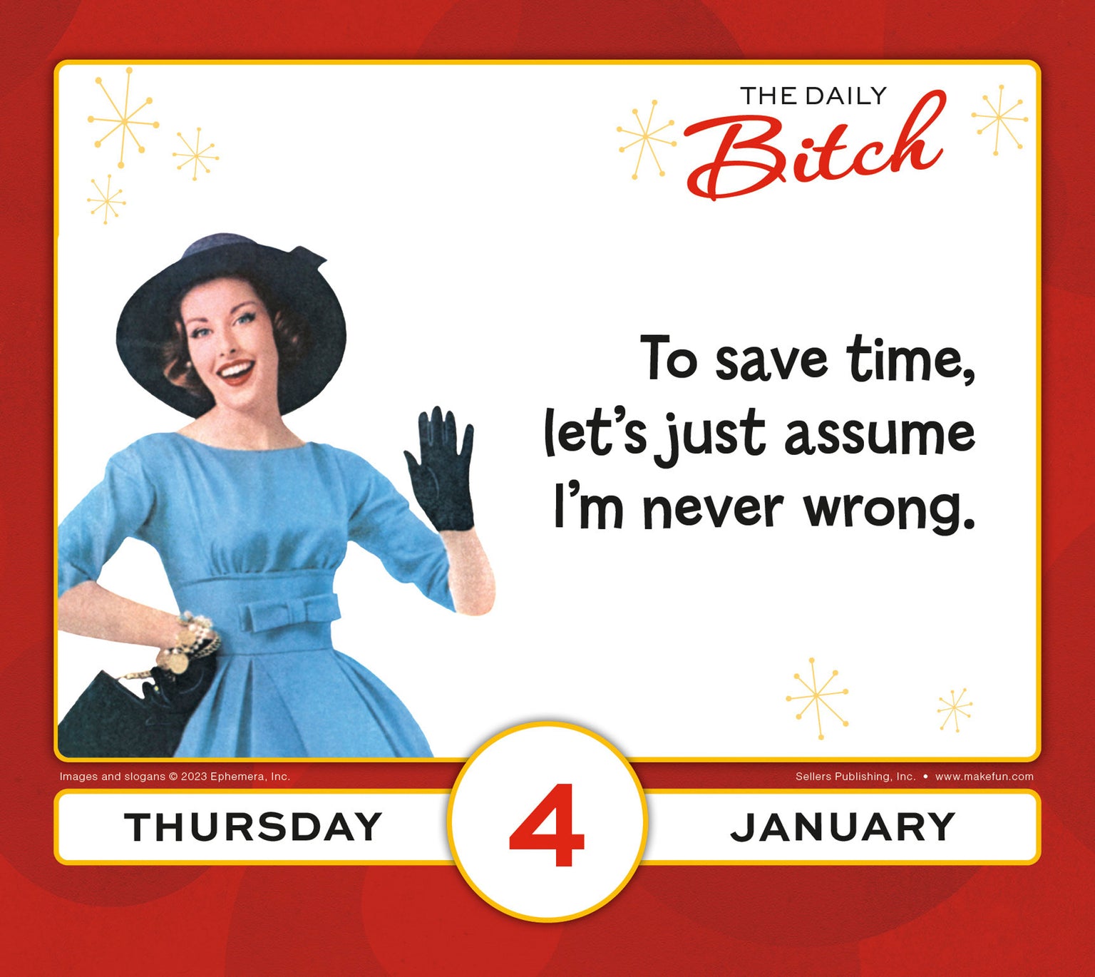 Shop 2024 Humour Calendars Online | Calendar Club