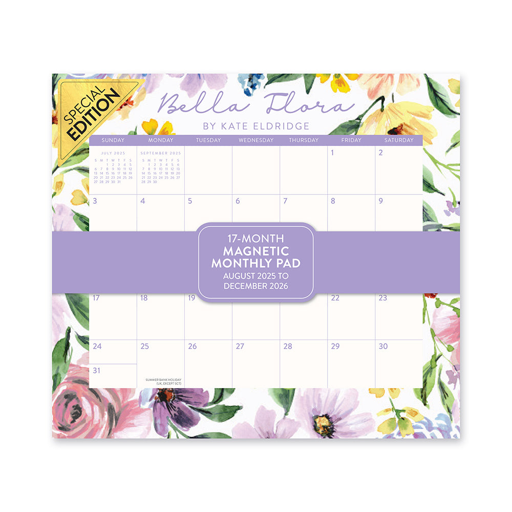 Calendar Club | Bella Flora Pad Special Edition 2026 Magnetic Calendar