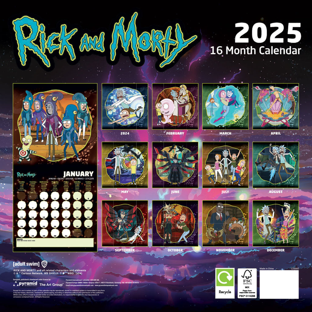Shop 2025 TV & Film Calendars Online | Calendar Club