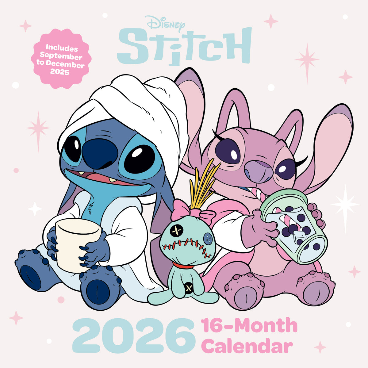 Calendar Club | Lilo and Stitch by Disney 2026 Square Wall Calendar
