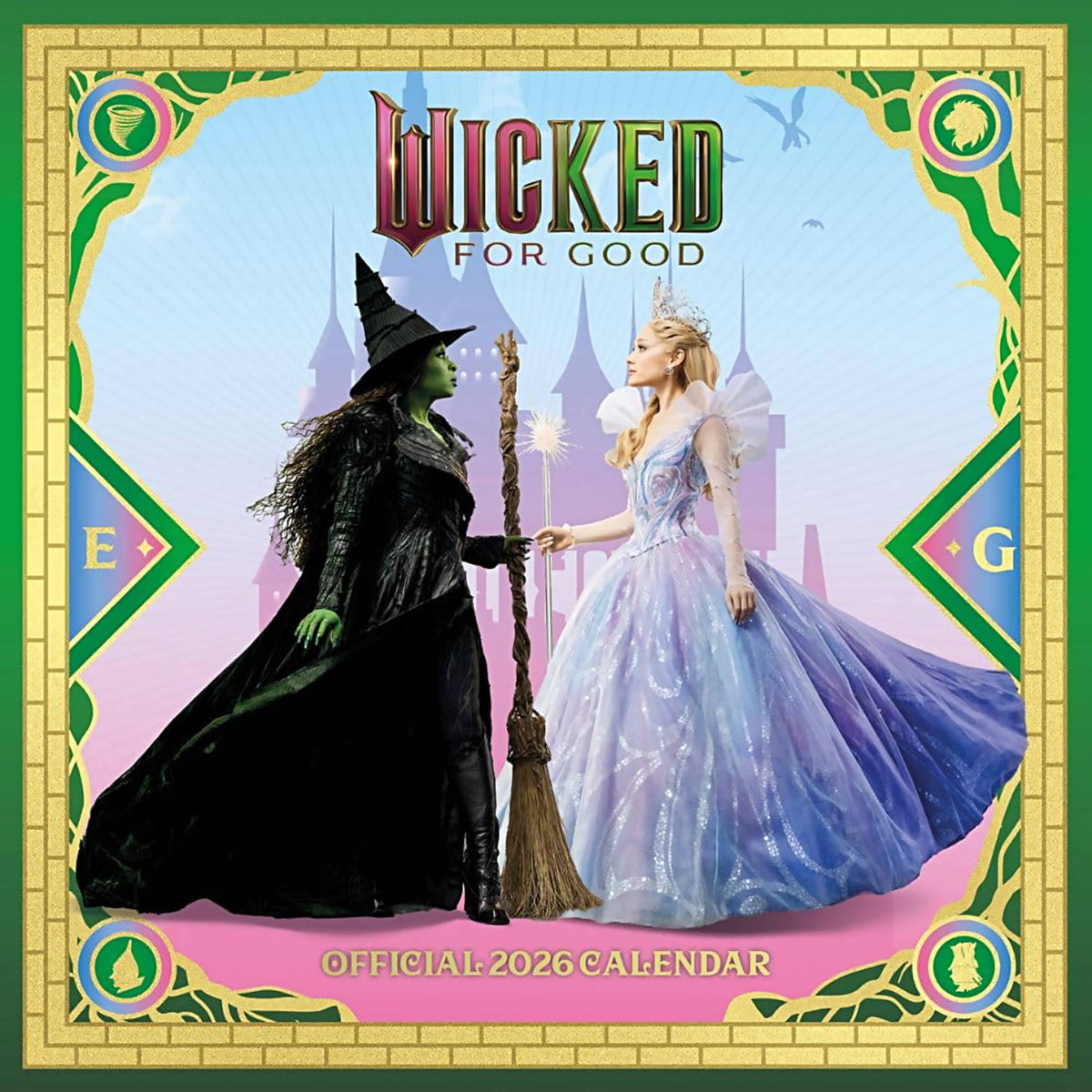 Calendar Club | Wicked Movie 2026 Square Wall Calendar