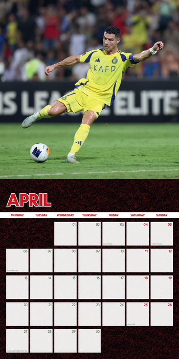 Calendar Club | Cristiano Ronaldo 2026 Square Wall Calendar