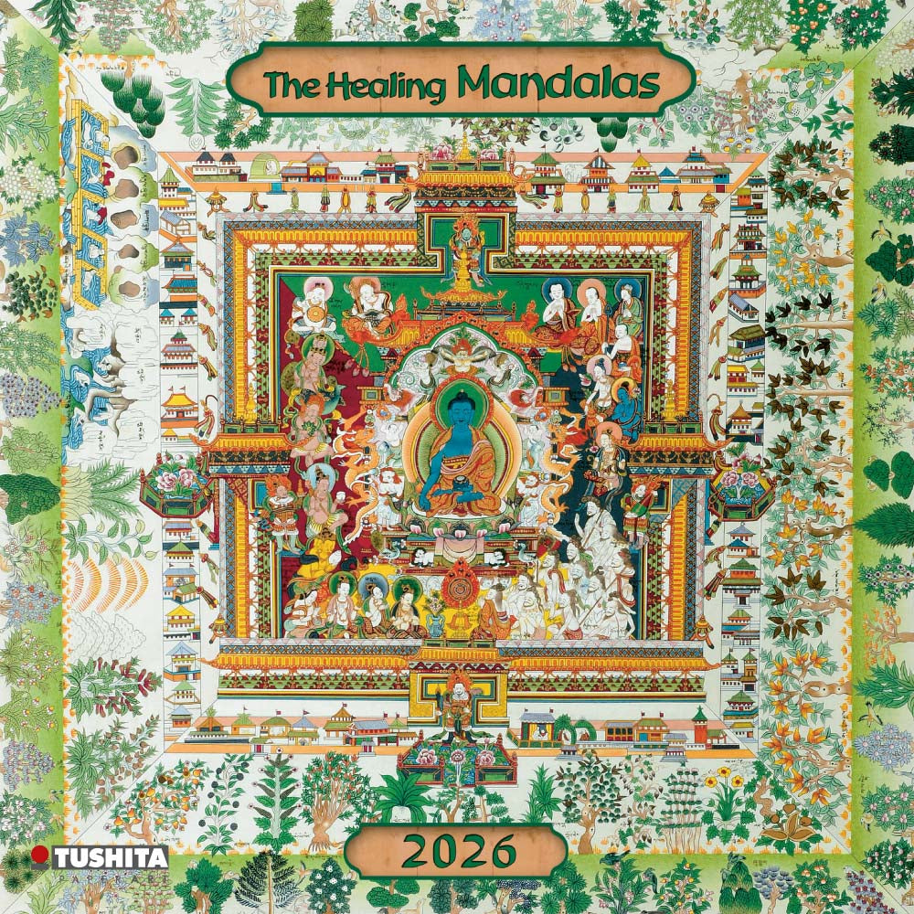 Calendar Club | The Healing Mandalas 2026 Square Wall Calendar